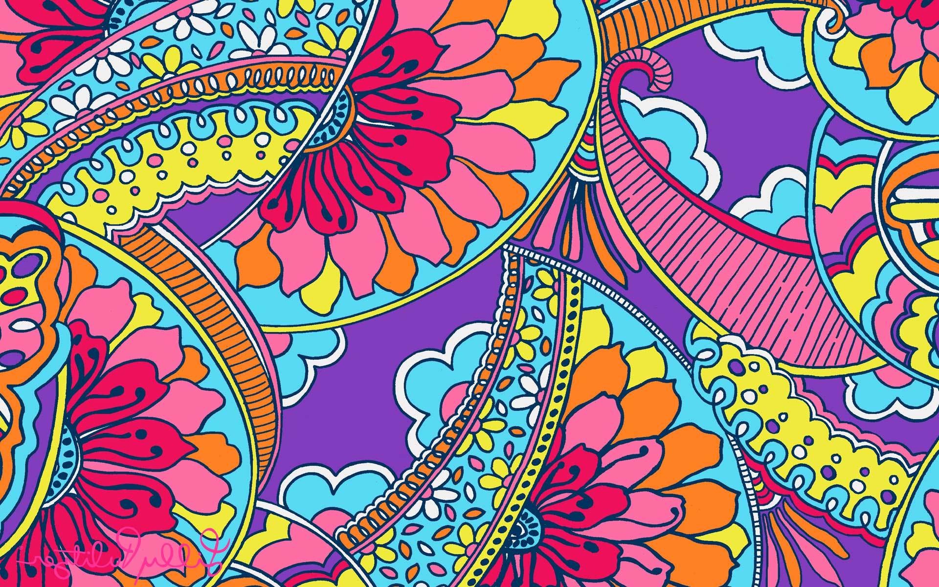 lilly-pulitzer-patterns-purple-wallpaper-3 | Addie Thompson